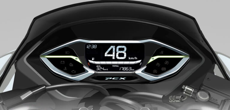 ホンダ新型「PCX」「PCX160」「PCX e:HEV」登場！ トラコン装備、待望の国内仕様 | WEBヤングマシン｜最新バイク情報（2ページ目）